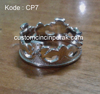 Model Cincin Perak Pria CP7 - Cincin Perak Couple