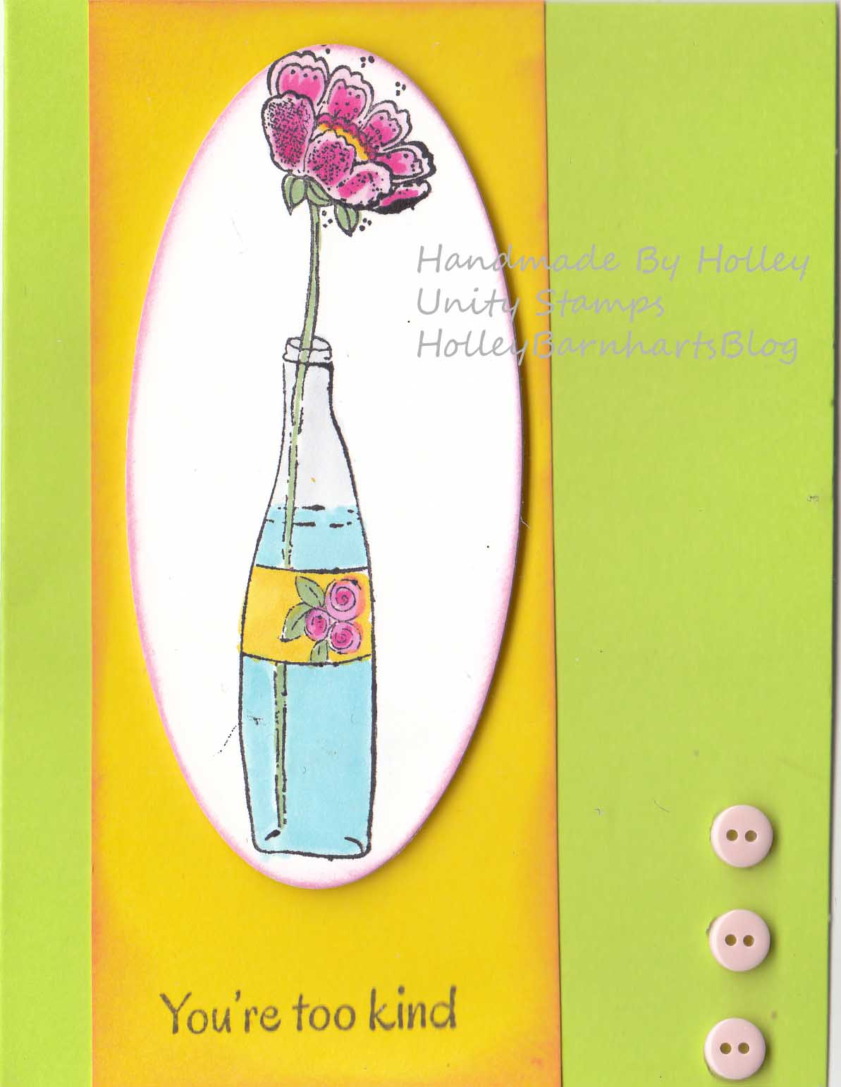 Holley's Blog: You're too kind