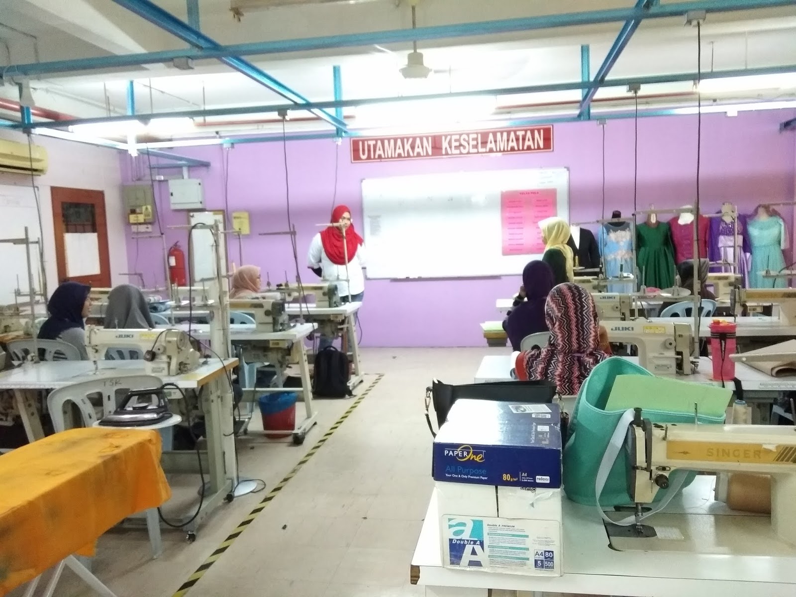 Kelas Jahitan Asas (JASA) Azie DCloset ~ Qisstiera