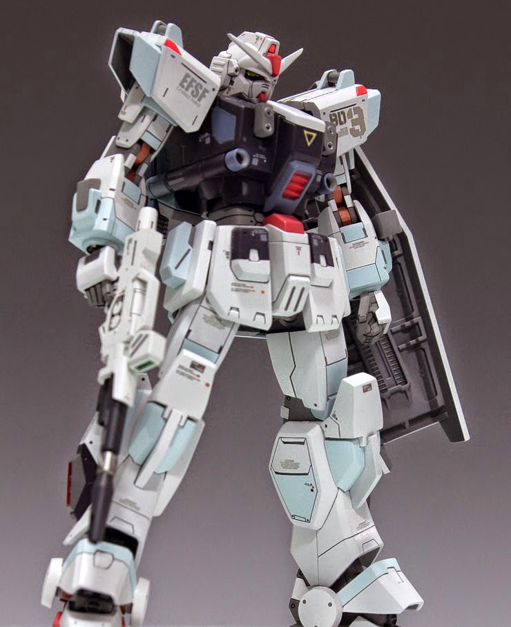 Gundam Family: 1/144 RX-79BD-3 Gundam Blue Destiny Unit 3 Custom Build