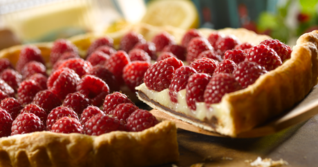 LEMON RASPBERRY TART - pastry recipes
