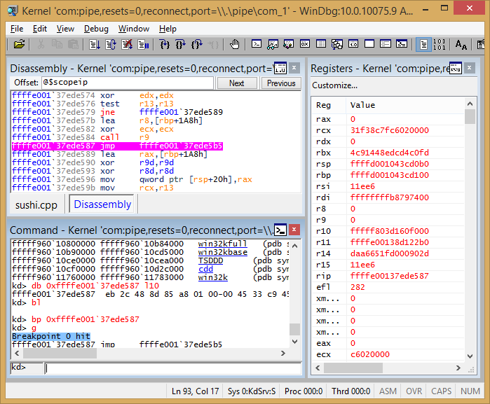 Satoshi's note: Some Tips to Analyze PatchGuard