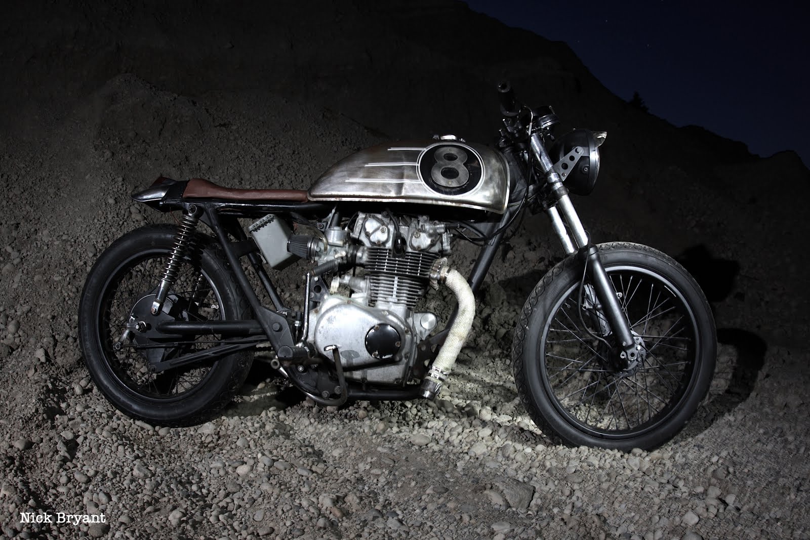 dumptrucks&antlers: My 1976 Honda CB500T. Custom Cafe Motorcycle