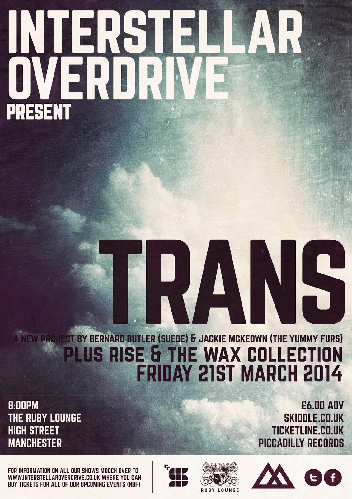 Last rose of summer: 21Mar2014- Trans@ The Ruby Lounge, Manchester（上）