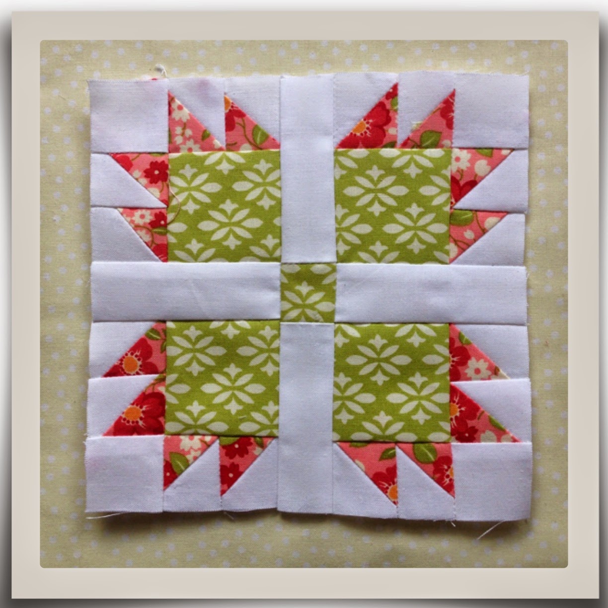 Chatelaine- Free BOW Sampler Quilt Block 15 - Threadbare Creations