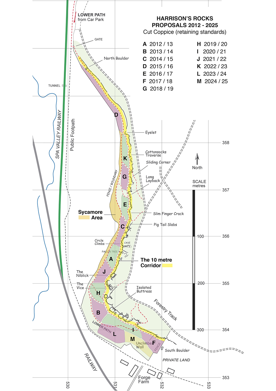 Southern Sandstone Climbs: Harrison's Rocks - New Woodland Management ...