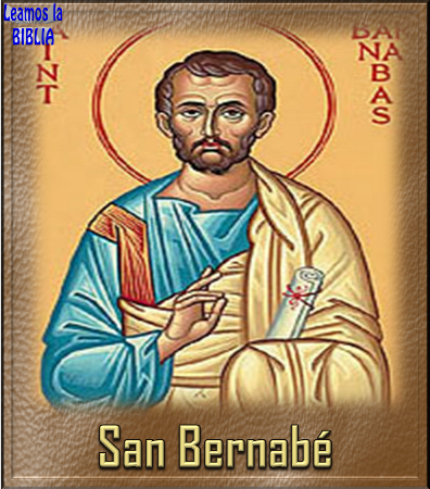 Leamos la BIBLIA: San Bernabé - Apóstol