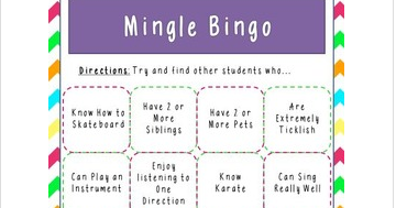 The Best of Teacher Entrepreneurs III: FREE MISC. LESSON - “Mingle ...