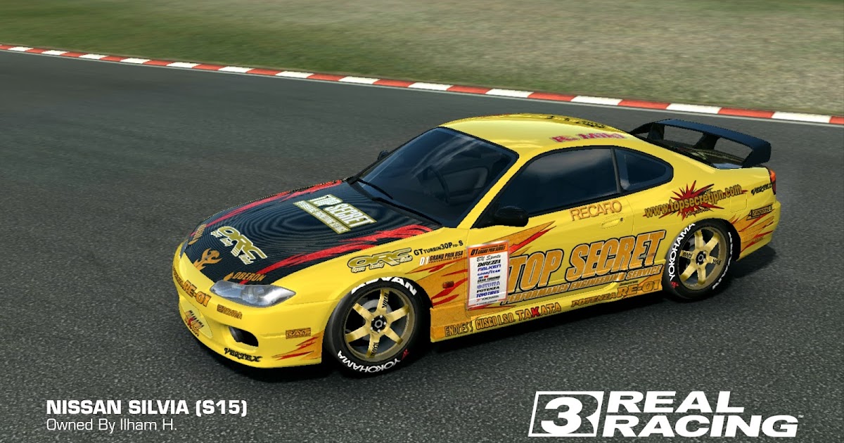 2000 Nissan Silvia S15 D1GP Top Secret Team - Skin Livery Real Racing 3