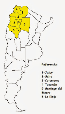 Regiones Geográficas de Argentina: Región Noroeste