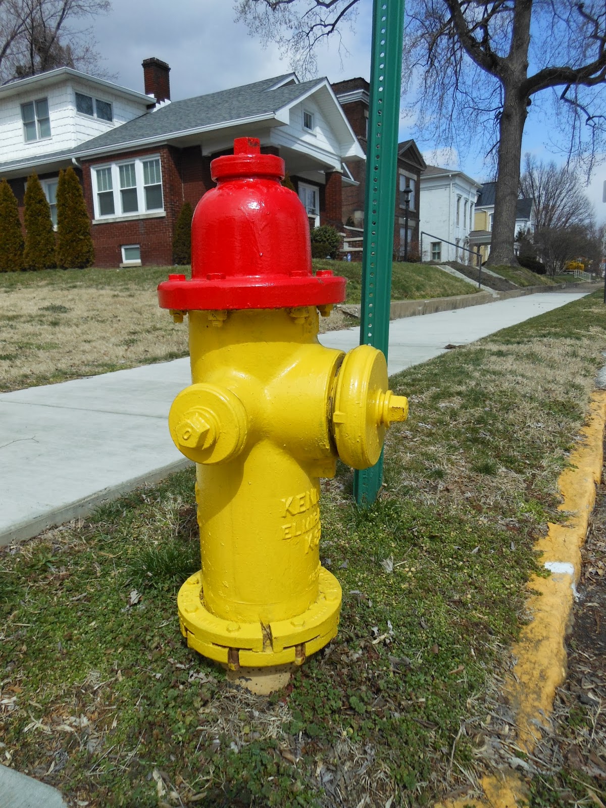 Kathy's Daily Art: Photo suite 101 -- yellow hydrants