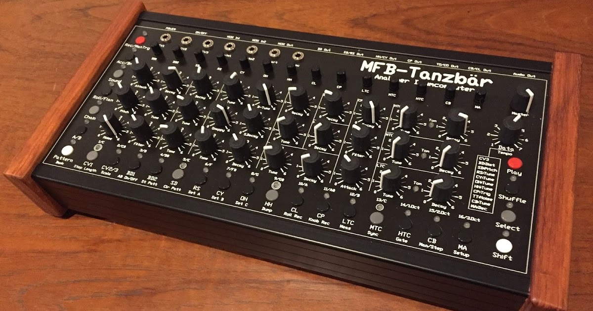MATRIXSYNTH: MFB Tanzbär Analogue Drum Machine