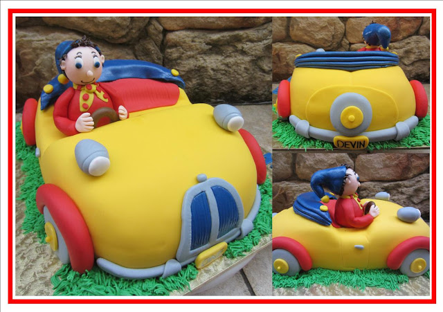 The wooden SPOON: 3D noddy car cake