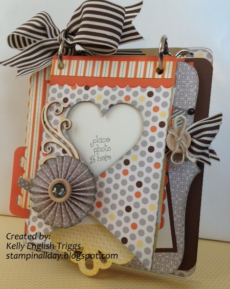 Stampin' all day: Designed Decor Flip Stand Mini-Album Kit