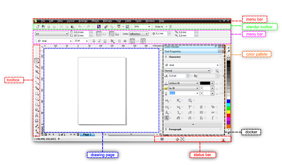 Lebih Dalam Mengenal Fitur & Interface CorelDraw Bagian 1