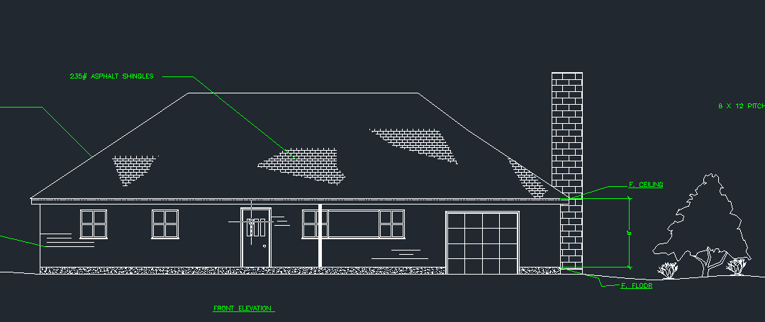 nate's 3 architecture pics: Elevation Front and Right Side View