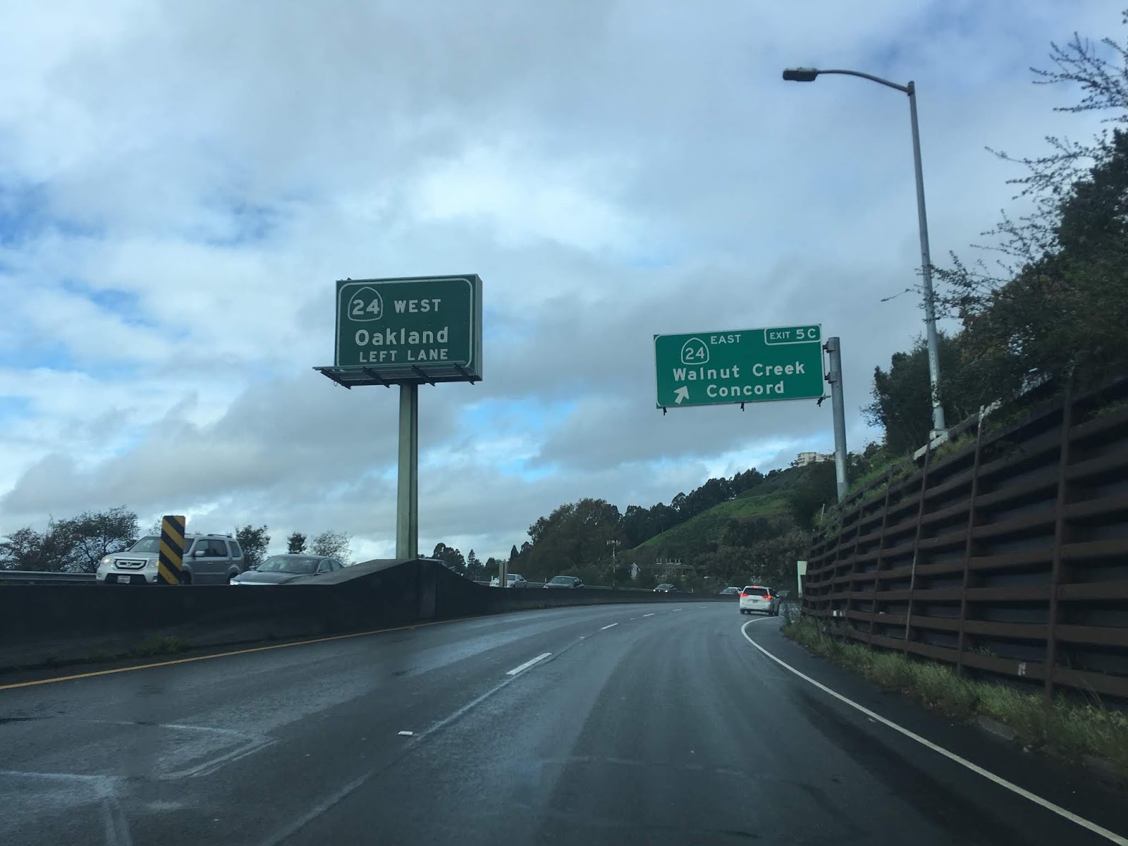 California State Route 13 and the Warren Freeway