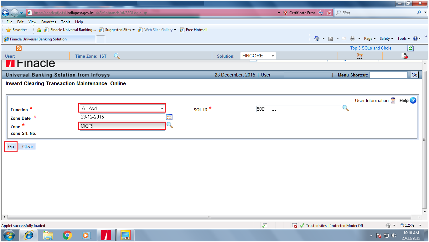 Step by Step Process of Inward Clearing in DOP Finacle | DOP Core Solutions