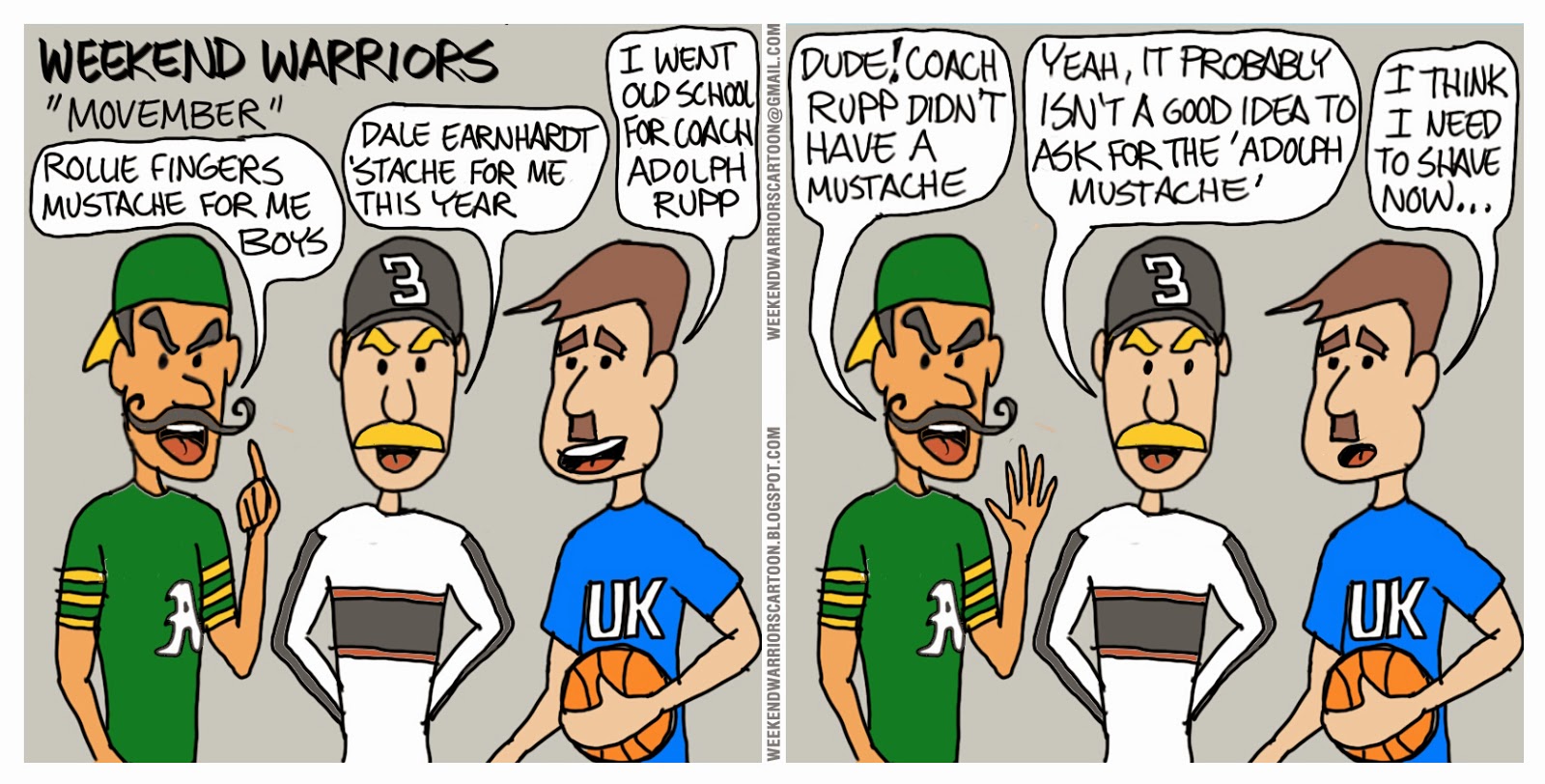 Weekend Warriors Cartoon