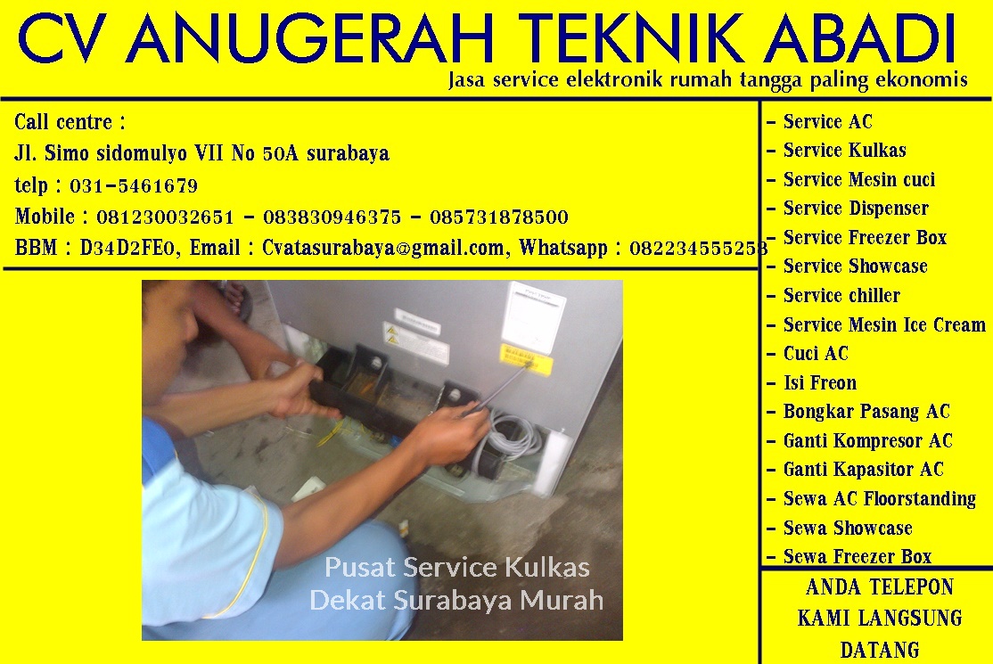 Jasa Service Kulkas di Surabaya