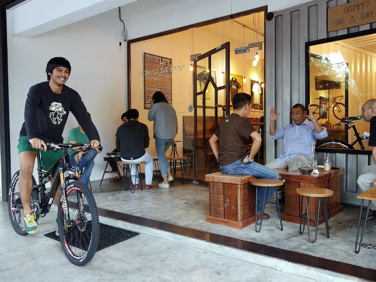 Riding proudly into the heart of Taman Tun, The Grumpy Cyclist began ...