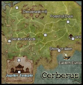 Silkroad online: Locais do Unique Cerberus