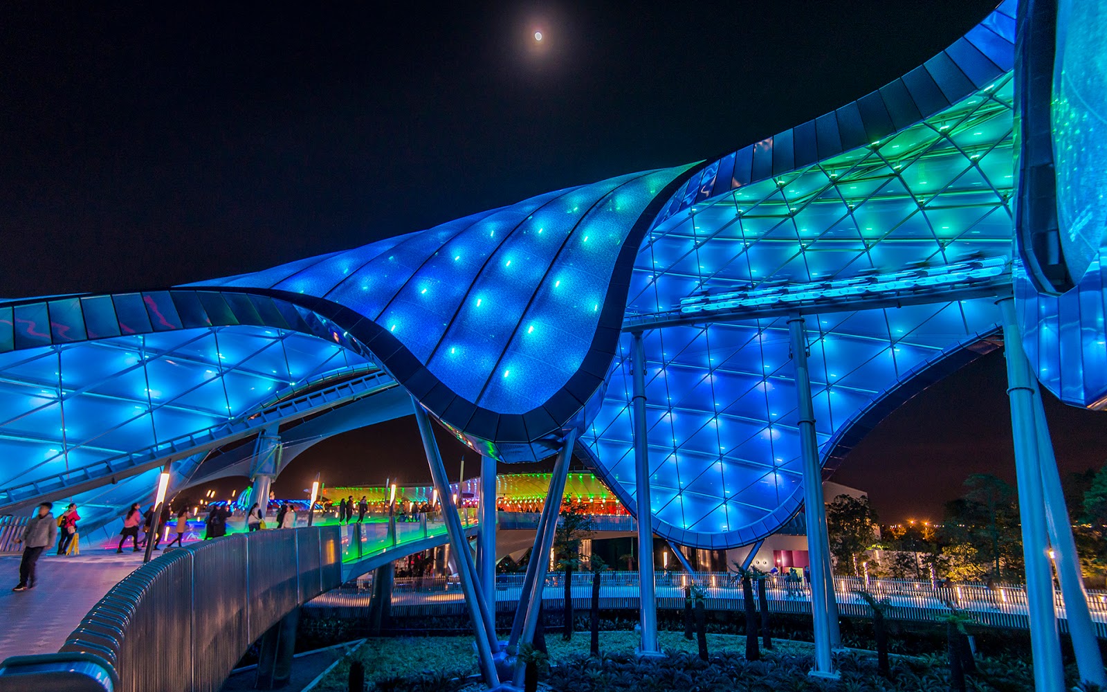 Tomorrowland At Night Lasers