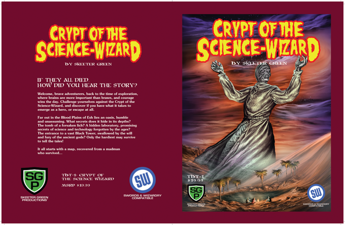 Tenkar's Tavern: Kickstarter - Crypt of the Science-Wizard (5e & S&W)