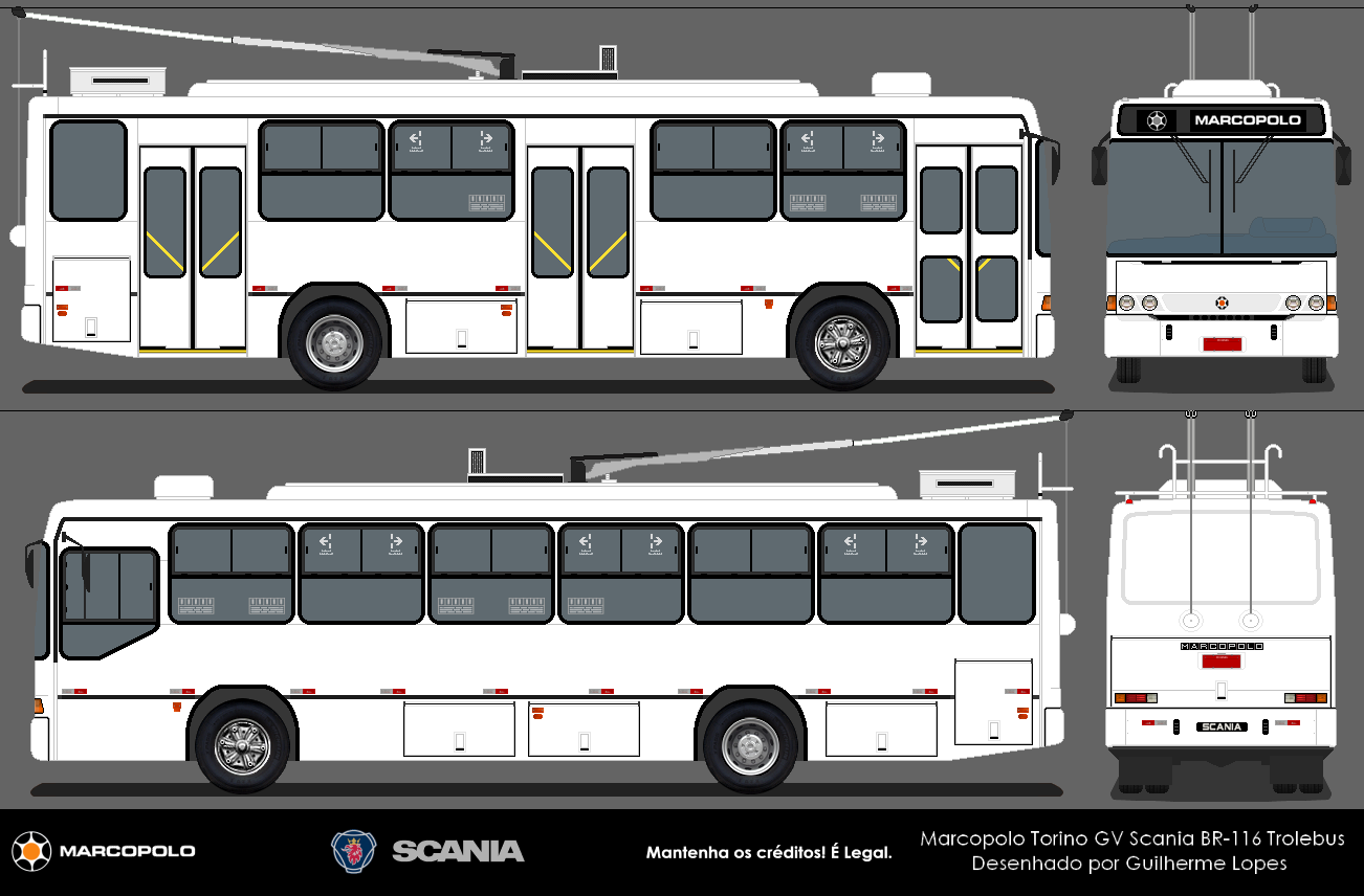 Blog de Rodoviária: Marcopolo Torino GV Scania BR-116 Trolebus