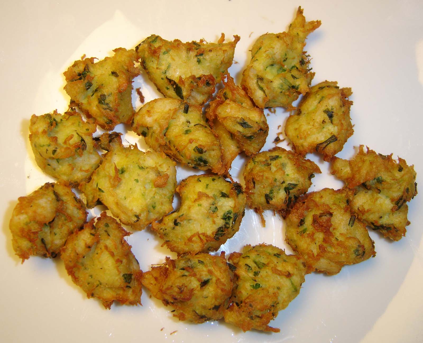 Crispells de bacallà com els fan a l'Hispània.