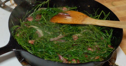 Tumbleweed Greens with Creamy Garlic Grits