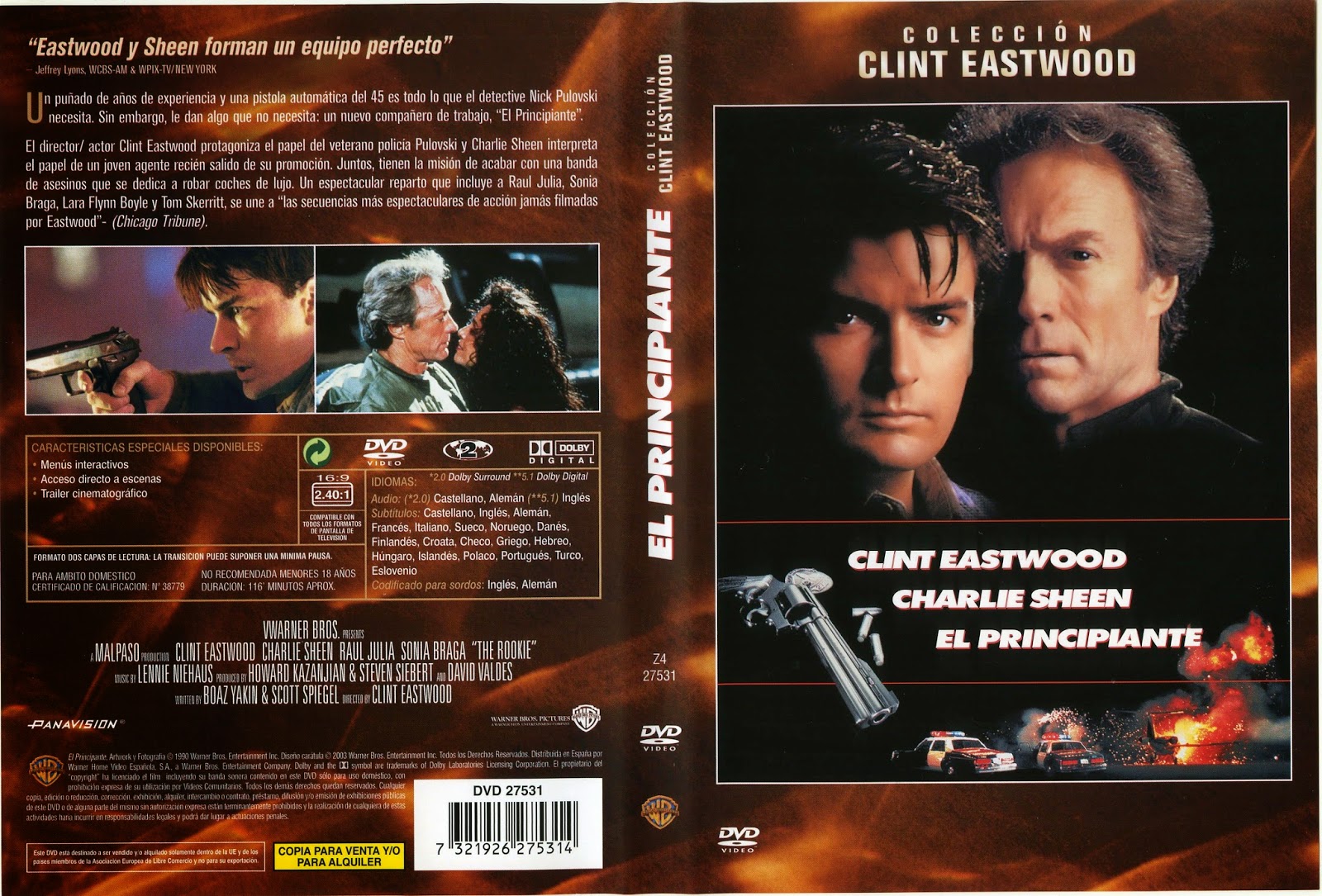 El Principiante (1990 - The Rookie) - Imágenes de Cine Clásico