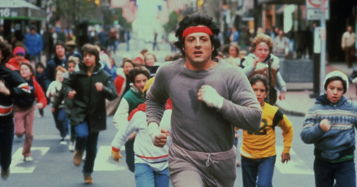 The film budget for rocky was so small they had to film on open streets so the scene when ...