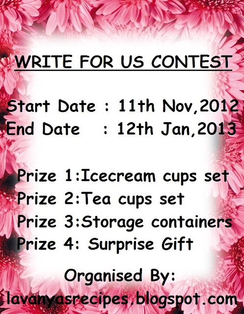 WRITE FOR US CONTEST UPDATE | Diva Likes
