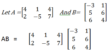 How to Multiply Two Matrices || Product of Two matrices ~ Simplifying ...