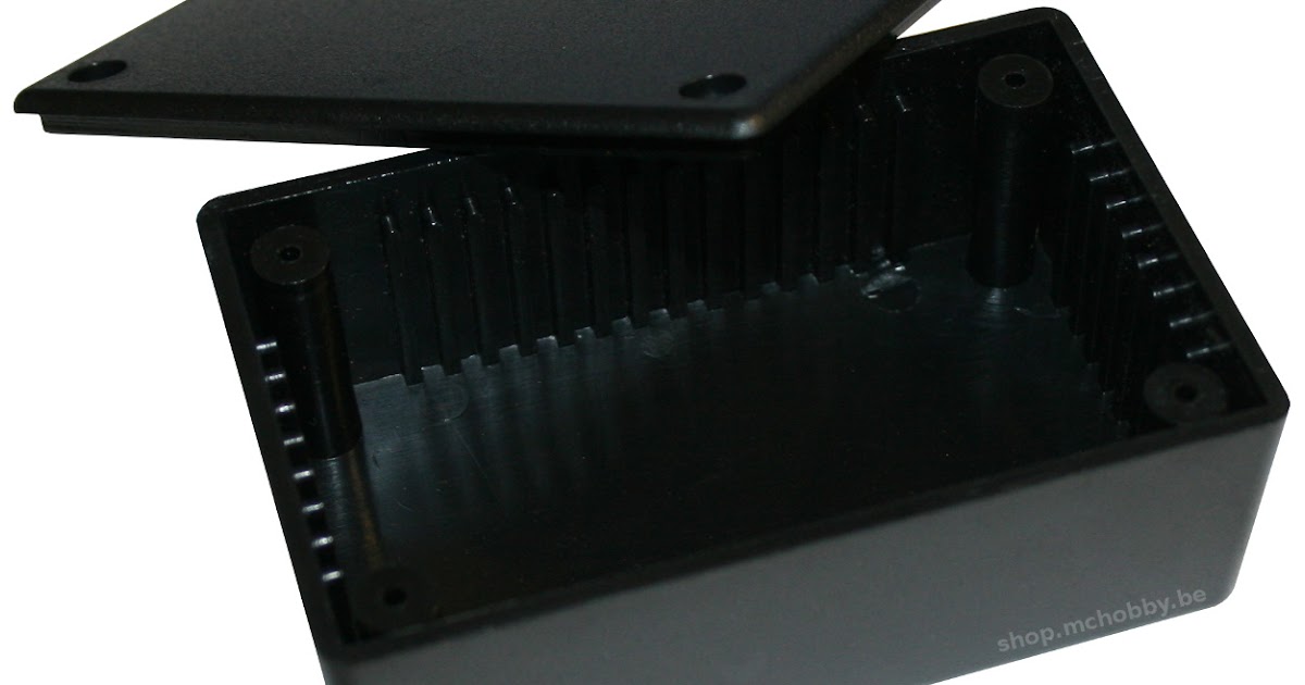 Gamme boitier - arrivé des boîtiers plastiques noirs - MCHobby - Le Blog