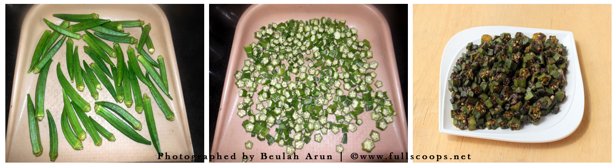 Tips to cook non sticky Okra ~ Full Scoops - A food blog with easy ...