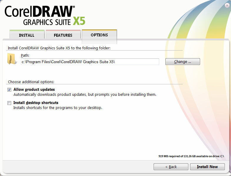 How to install Corel Draw X5 in windows 7 32bit system?