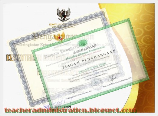 Contoh Piagam Dari Format Excel