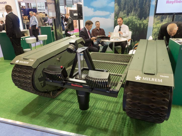 Real time imaging for IED detection placed on unmanned tracked vehicle ...