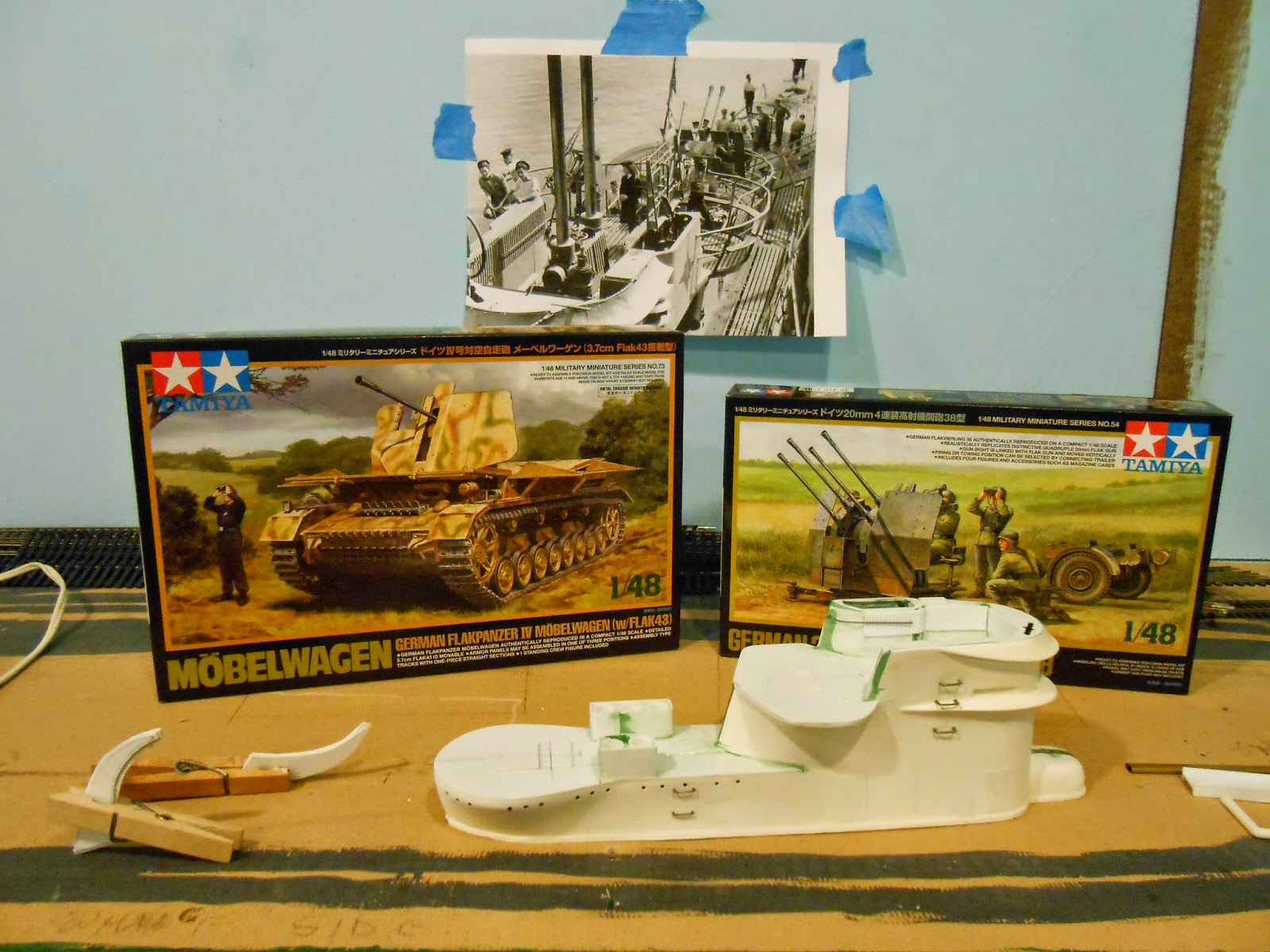 The U-Boat Yard: U-515 Flak Gun Selection