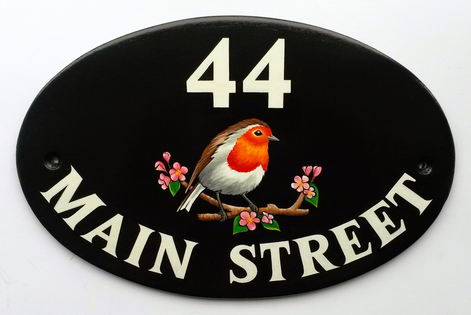 Hand Painted House Signs by Ceramic Art: House Signs and House Plaques ...