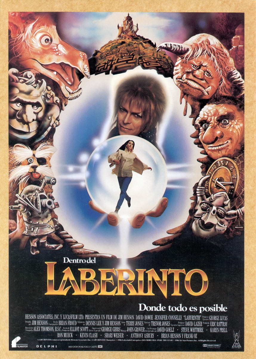 The Geeky Nerfherder: Movie Poster Art: Labyrinth (1986)