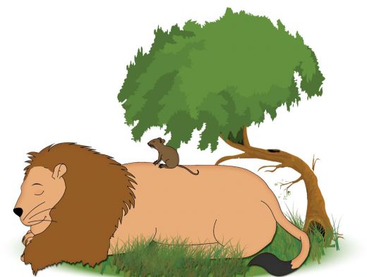 Lion and The Little Mouse Story ~ Short Stories For Children