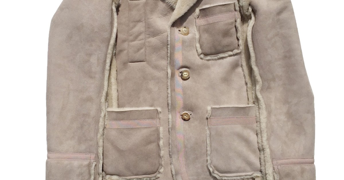 PEEL&LIFT: sheepskin inside-out jacket
