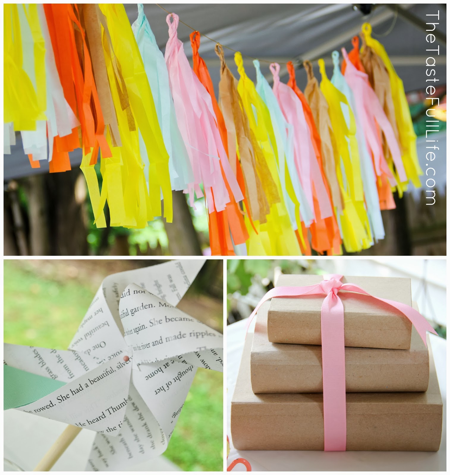 Nadia's "Chapter 2" Book Themed Party: Decor + Favors. - Pretty Real