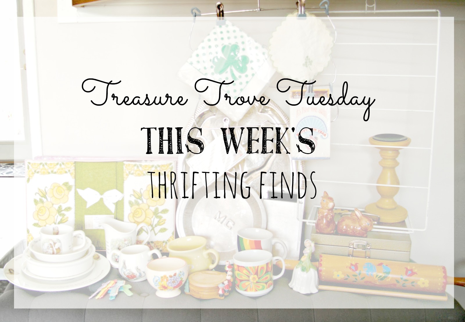 Treasure Trove Tuesday - This Week's Thrifting Finds - Little Vintage ...