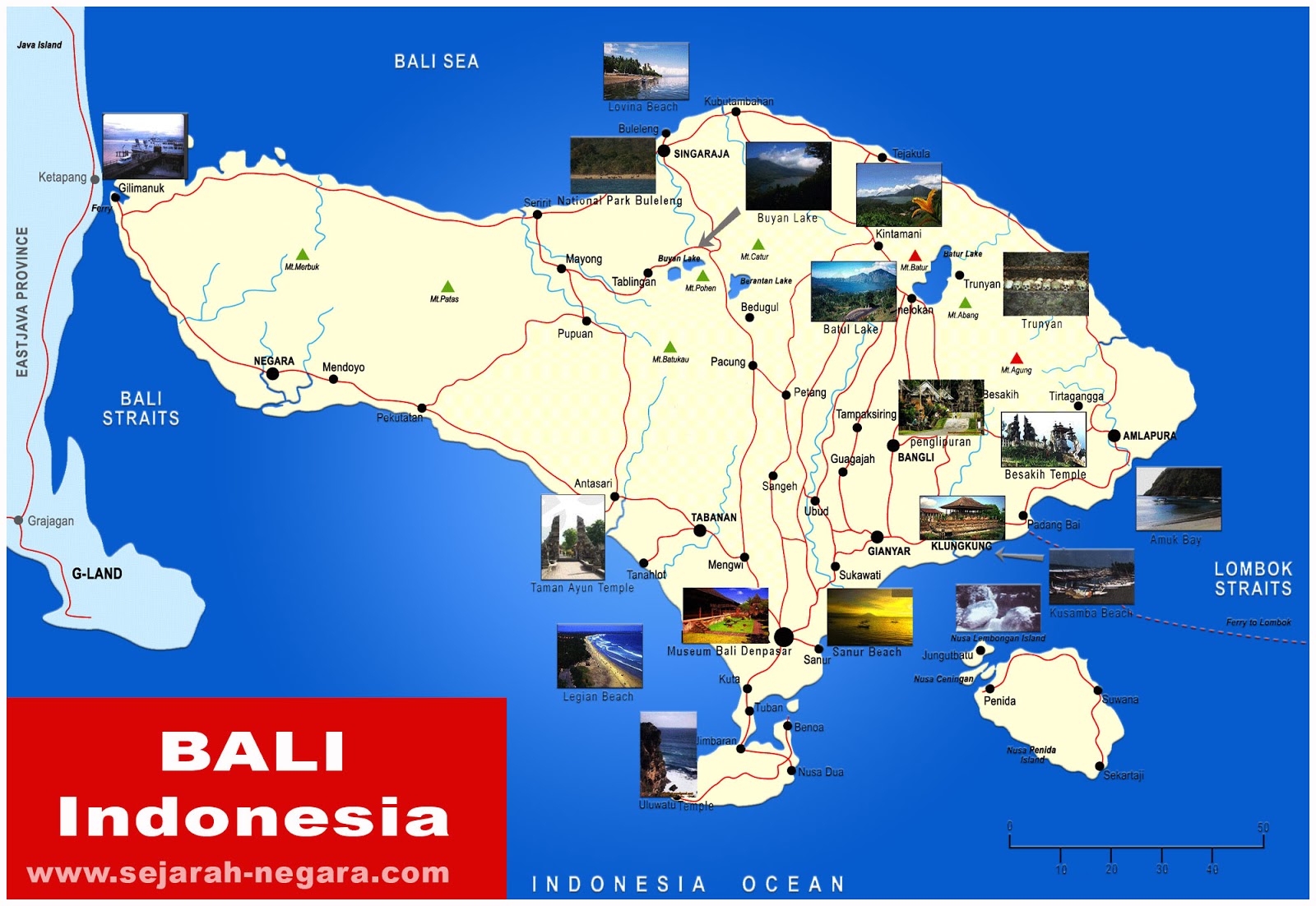 Bali Map High Resolution | Web Sejarah