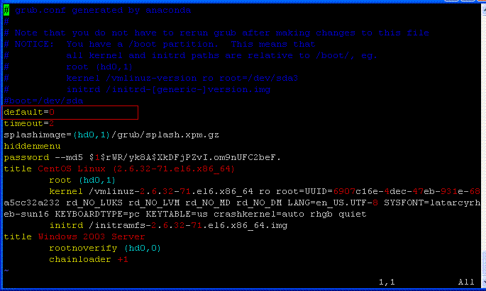 How to change Grub Boot Order ~ ServerComputing