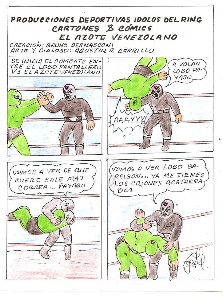 Elazotevenezolanoelblog: Comic El Azote Venezolano Vs. El Lobo Panameño